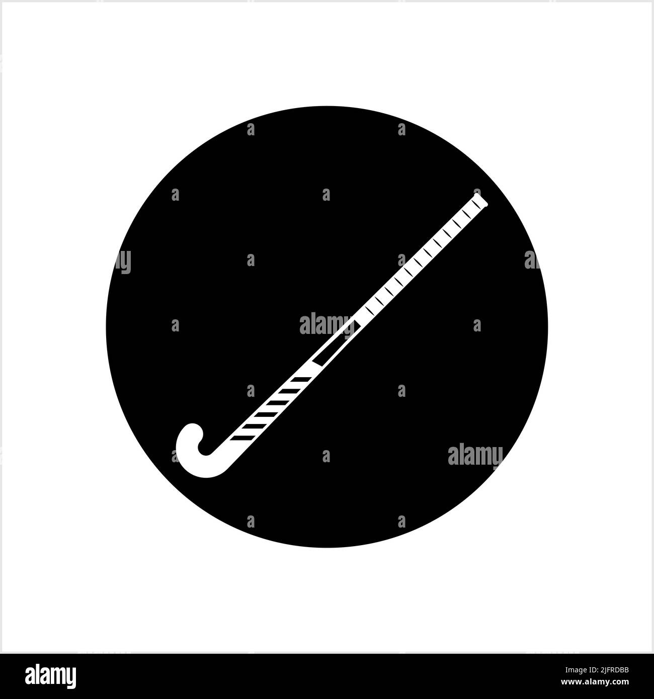 Hockey Stick Icon, Hockey Sport Accessories Vector Art Illustration ...