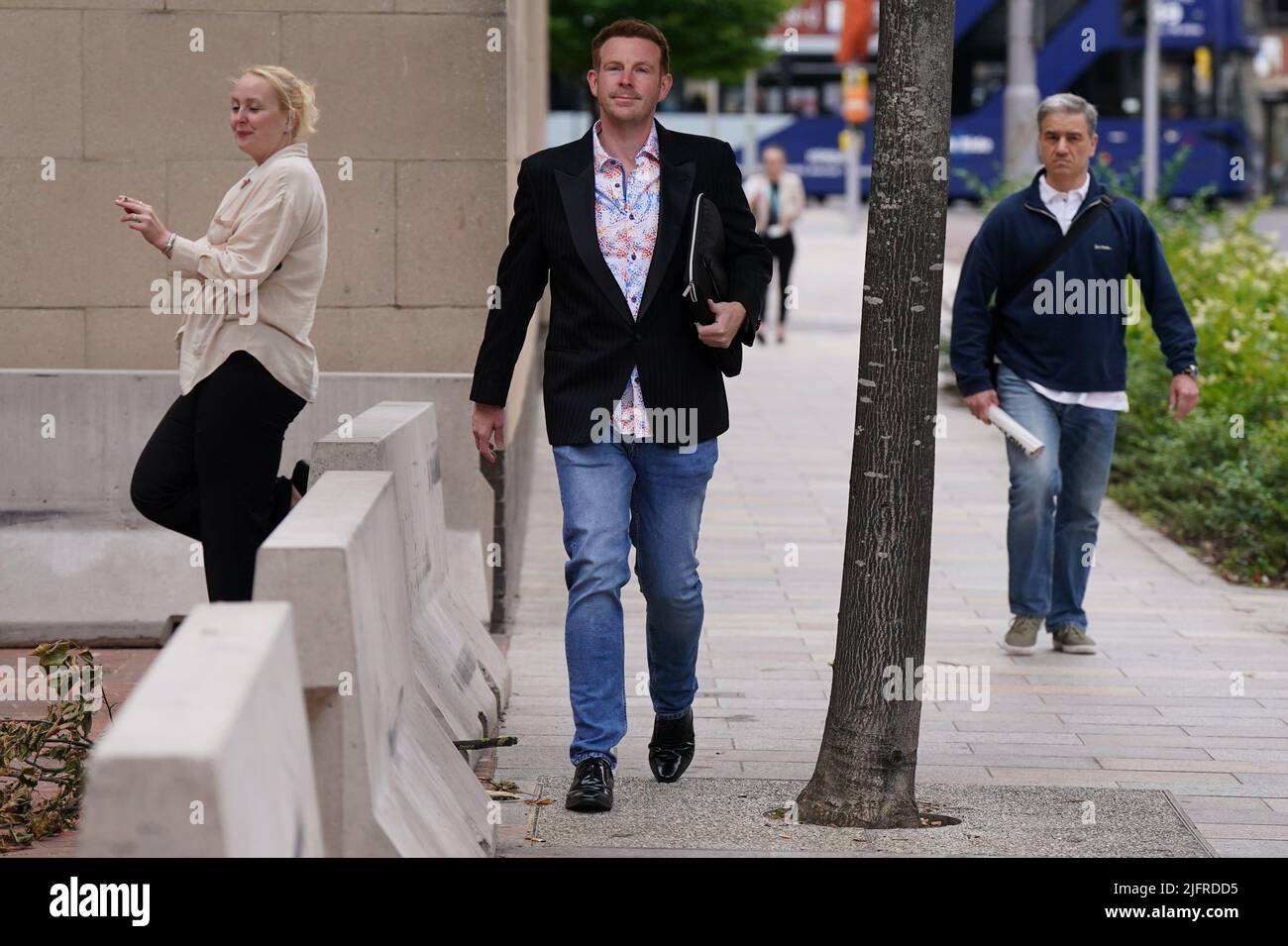 Ex-BBC presenter Alex Belfield arrives at Nottingham Crown Court for ...