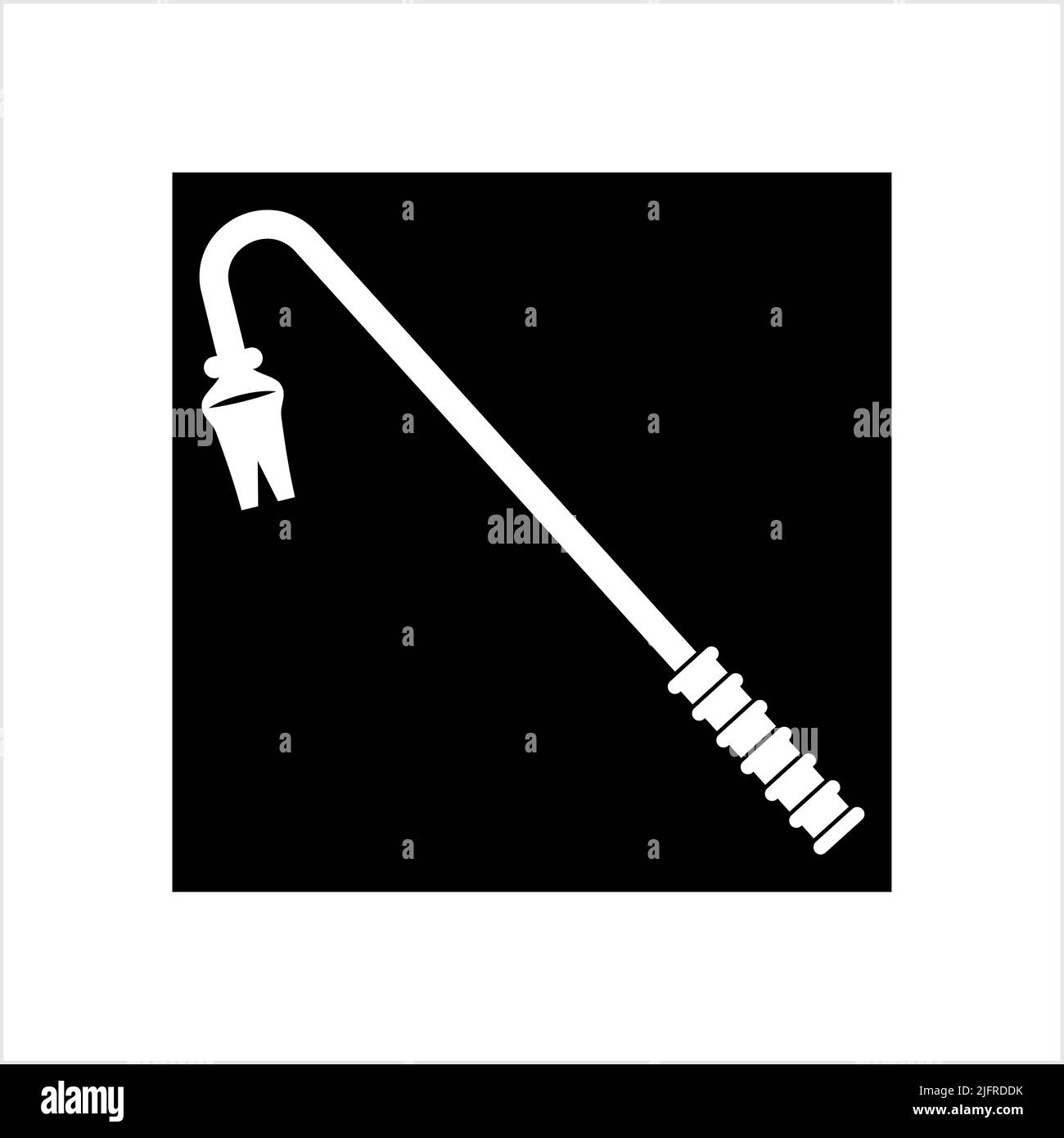 Crowbar Icon, Crowbar Rod Vector Art Illustration Stock Vector Image ...