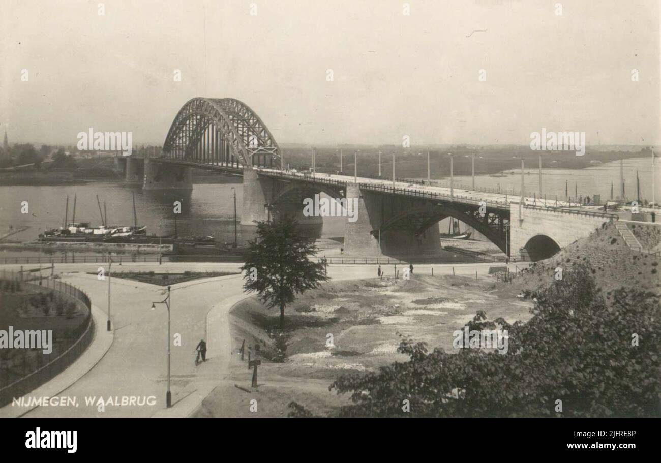The Waal Bridge Stock Photo - Alamy