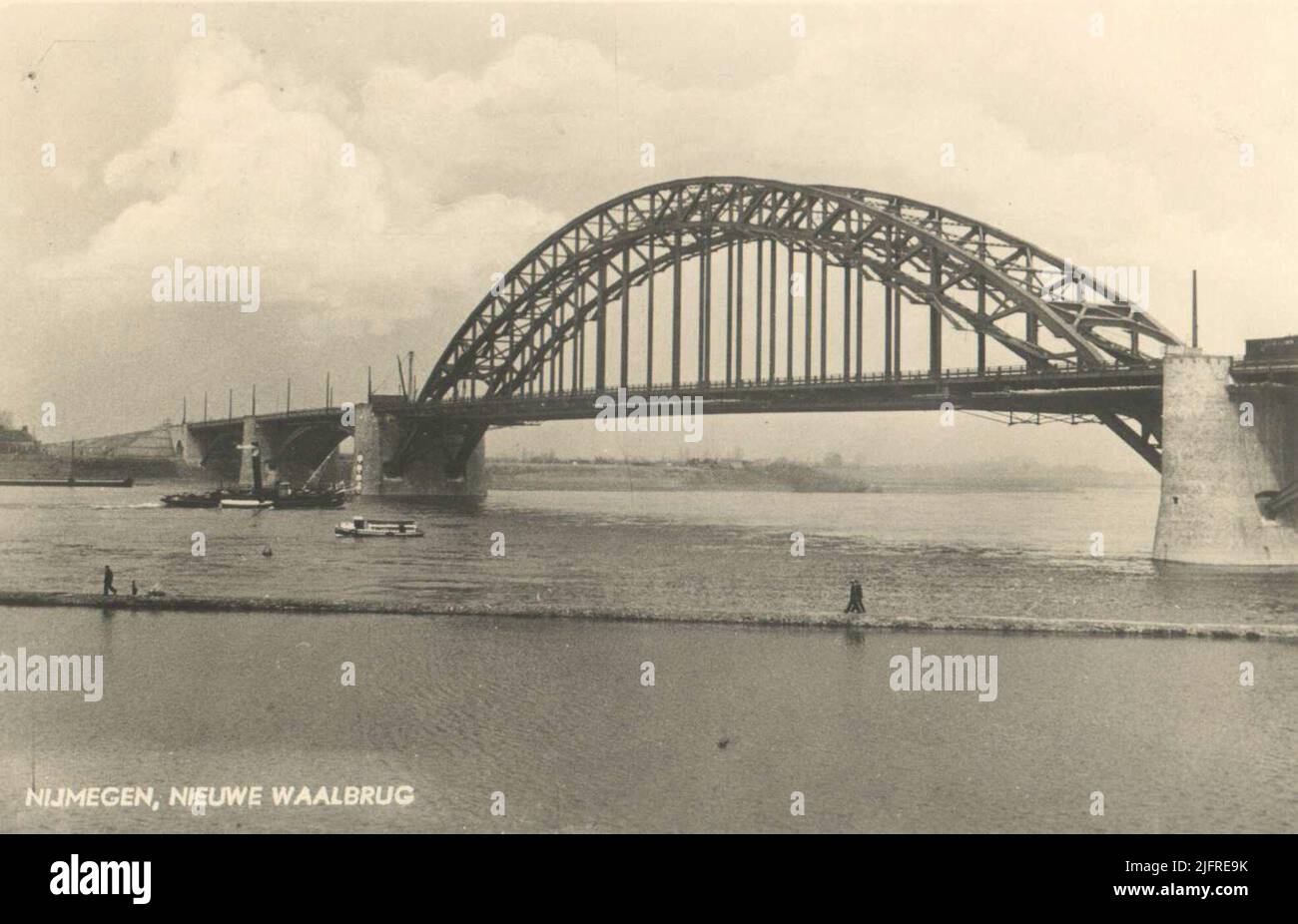 Waal bridge urban skyline hi-res stock photography and images - Alamy