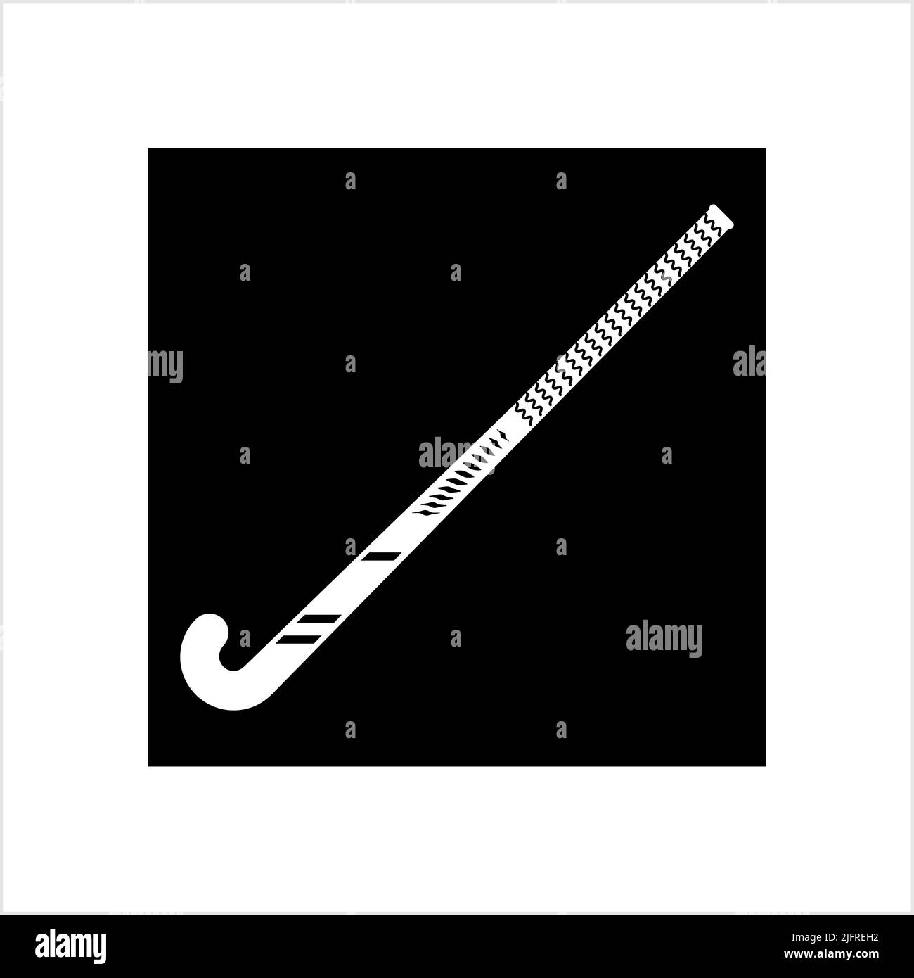 Hockey Stick Icon, Hockey Sport Accessories Vector Art Illustration ...