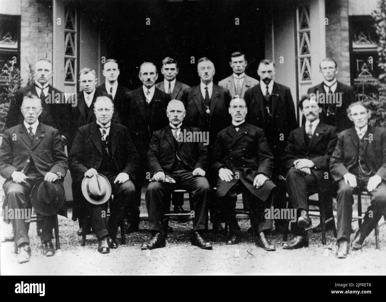 Group photo with the notables from Brakkenstein on the occasion of the ...