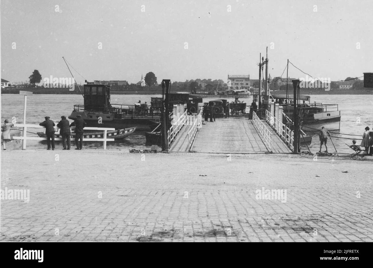 The jetty and the gierpont Stock Photo - Alamy
