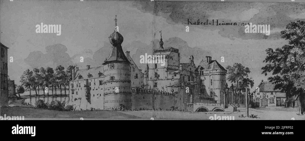 Castle in Heumen Stock Photo - Alamy