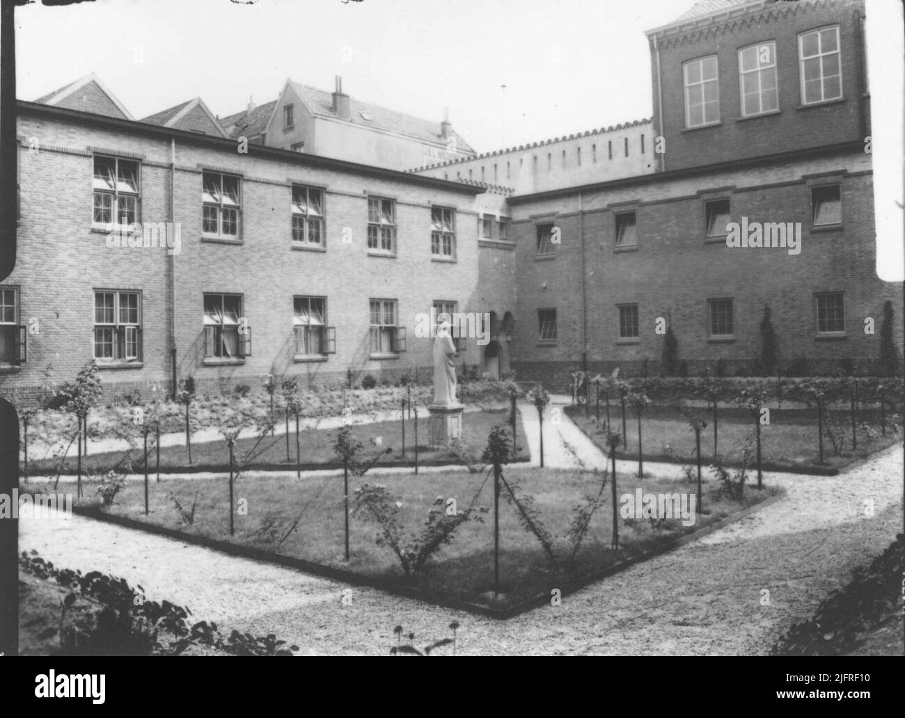 The inner garden of the Carmel monastery Stock Photo - Alamy