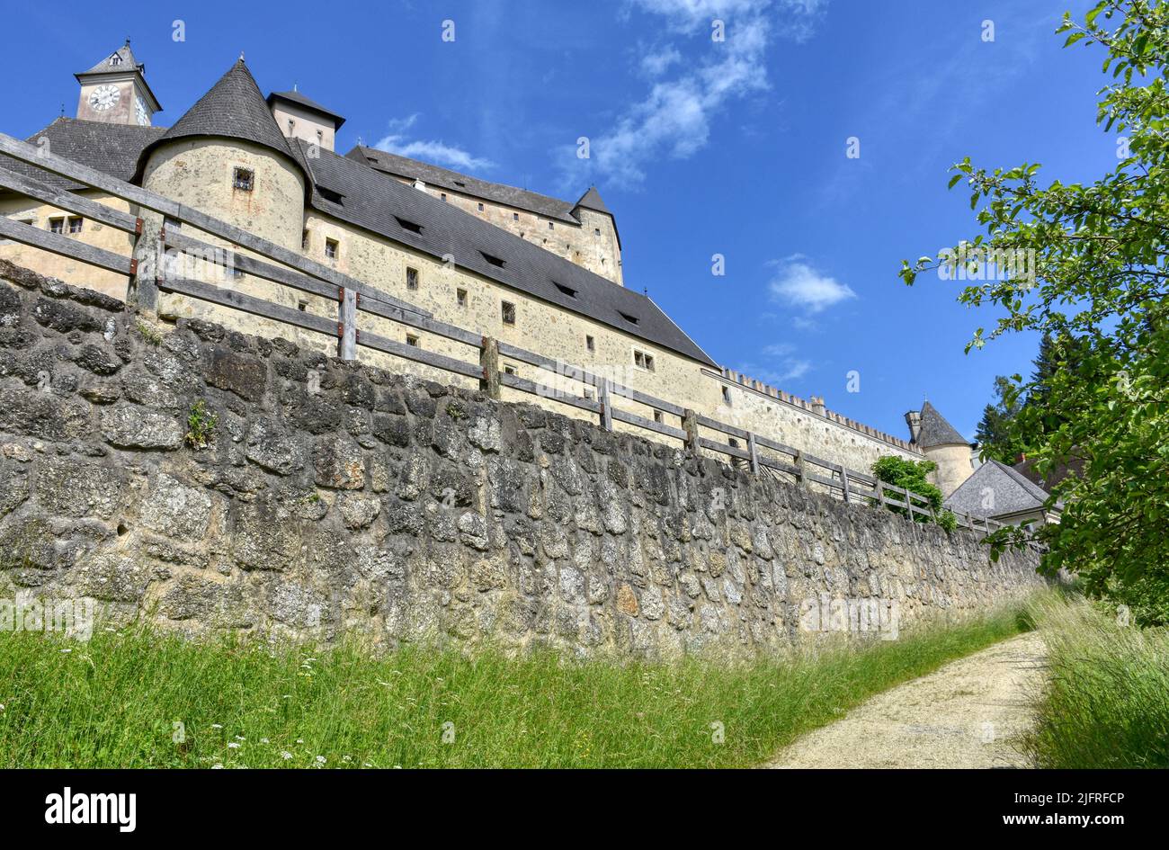 Rappottenstein, Burg, Kinderburg, Wehrbau, Turm, Mittelalter, Gotik ...