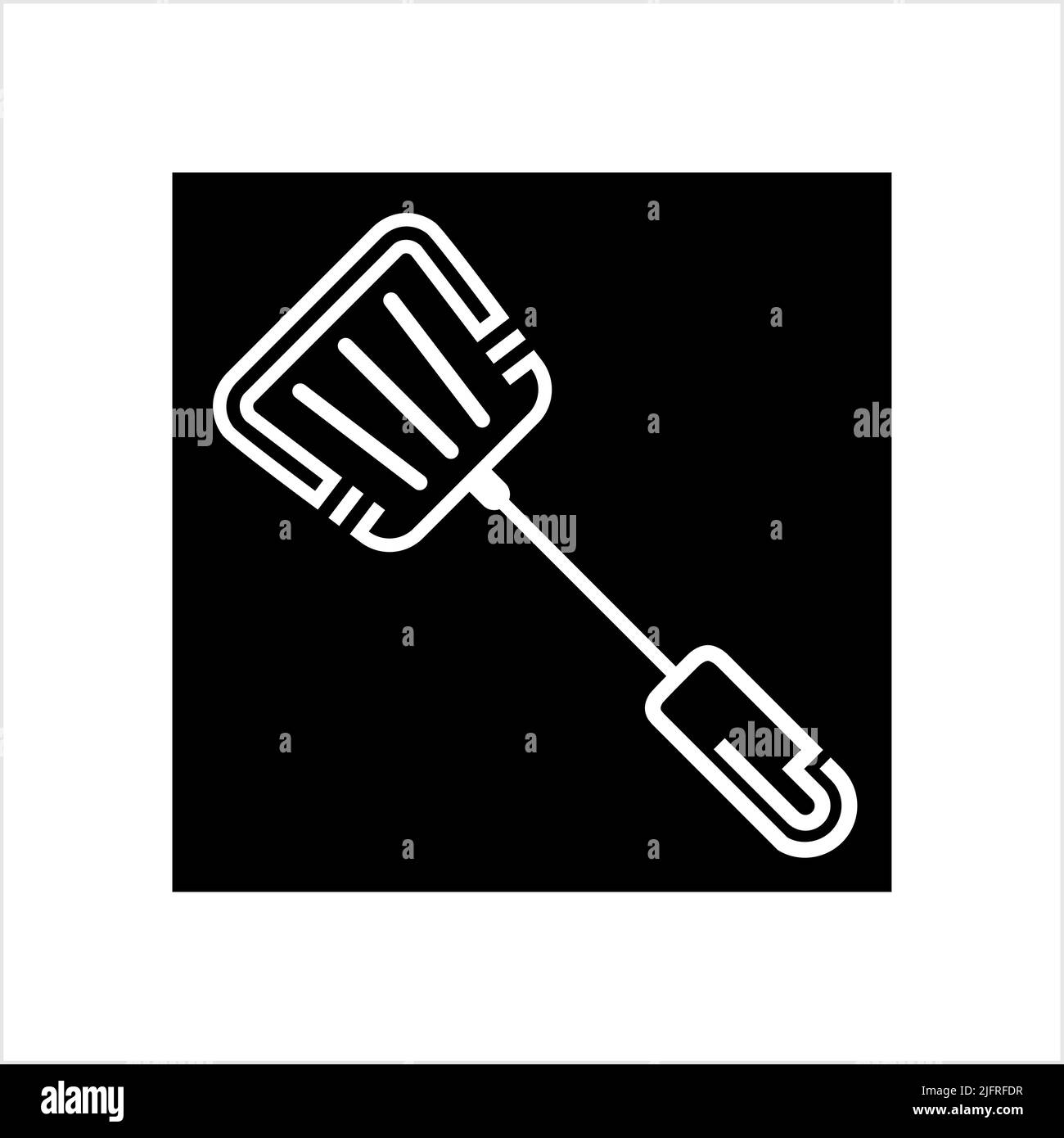 Spatula Icon, Spatula Vector Art Illustration Stock Vector Image & Art ...