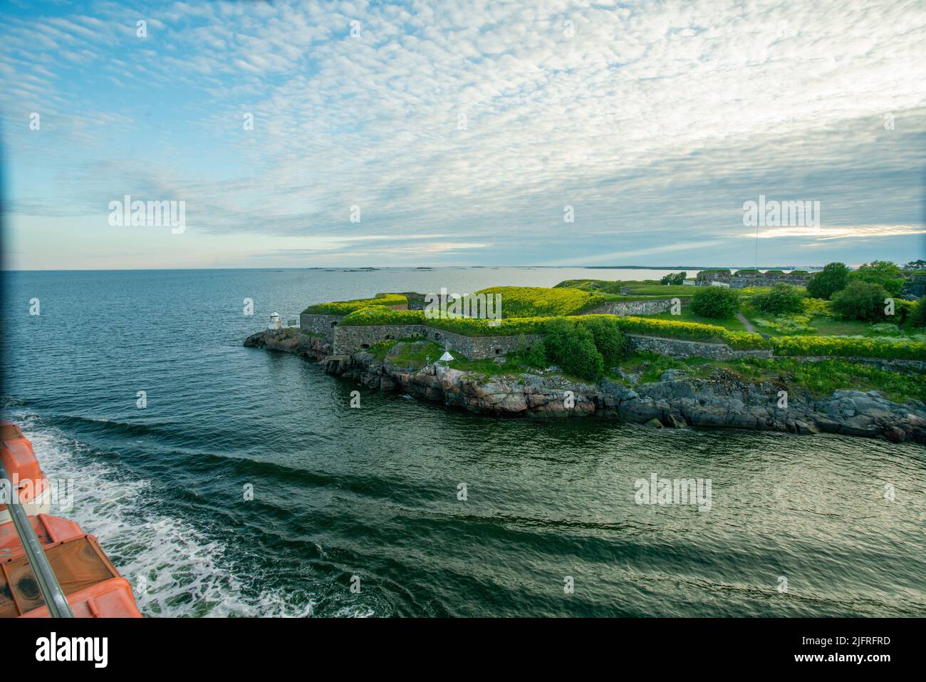 Suomenlinna island in Helsinki bay : UNESCO site with fortress with ...