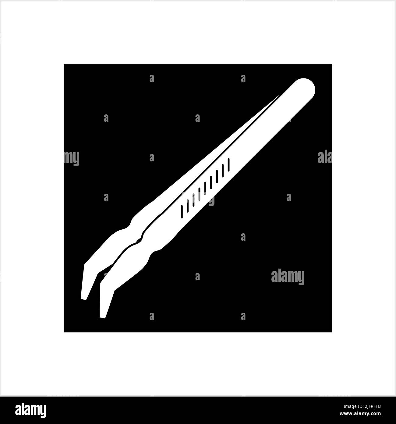 Tweezers Icon, Design Vector Art Illustration Stock Vector Image & Art ...