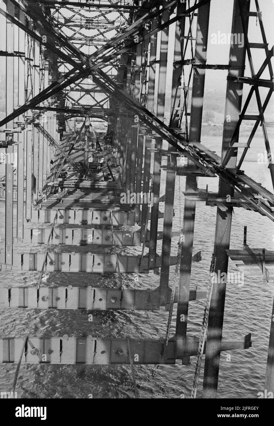 Construction of the Waal Bridge Stock Photo - Alamy