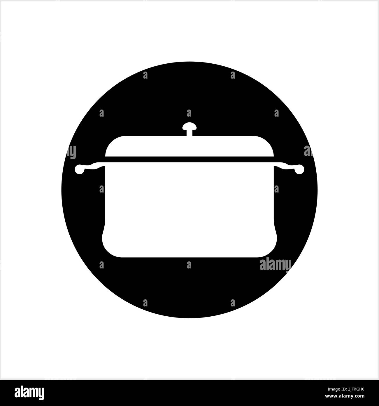 Pan Icon, Frying Pan Vector Art Illustration Stock Vector Image & Art ...