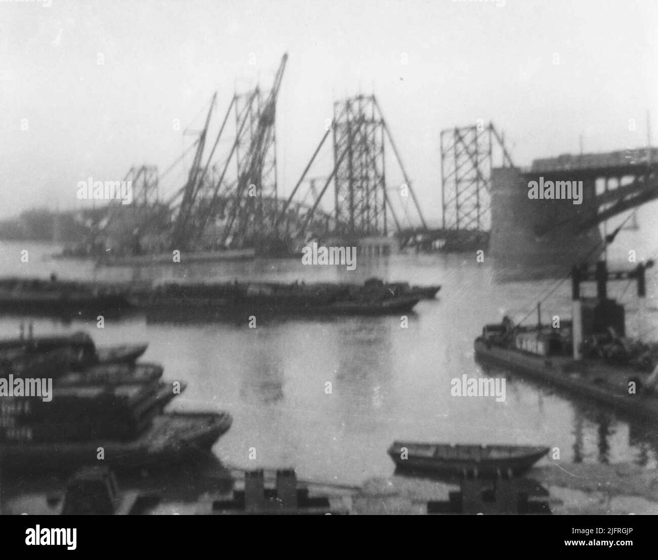 Destroyed structure Black and White Stock Photos & Images - Alamy