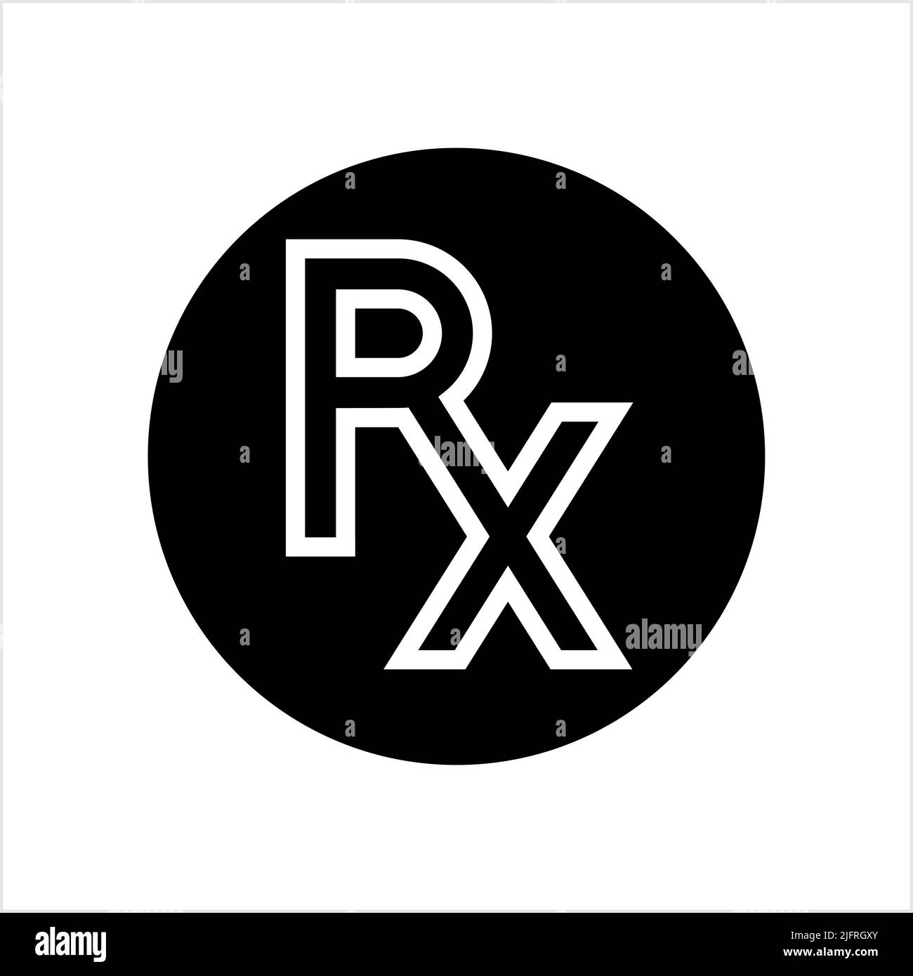 Rx Icon, Rx Pharmacy Icon, Rx Medical Prescription Icon, Rx Medicine ...