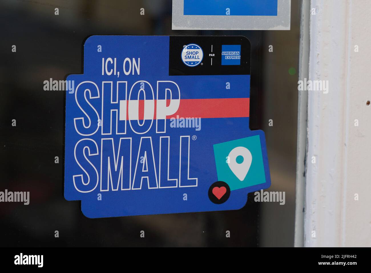 Bordeaux , Aquitaine France - 06 15 2022 : american express shop small ...