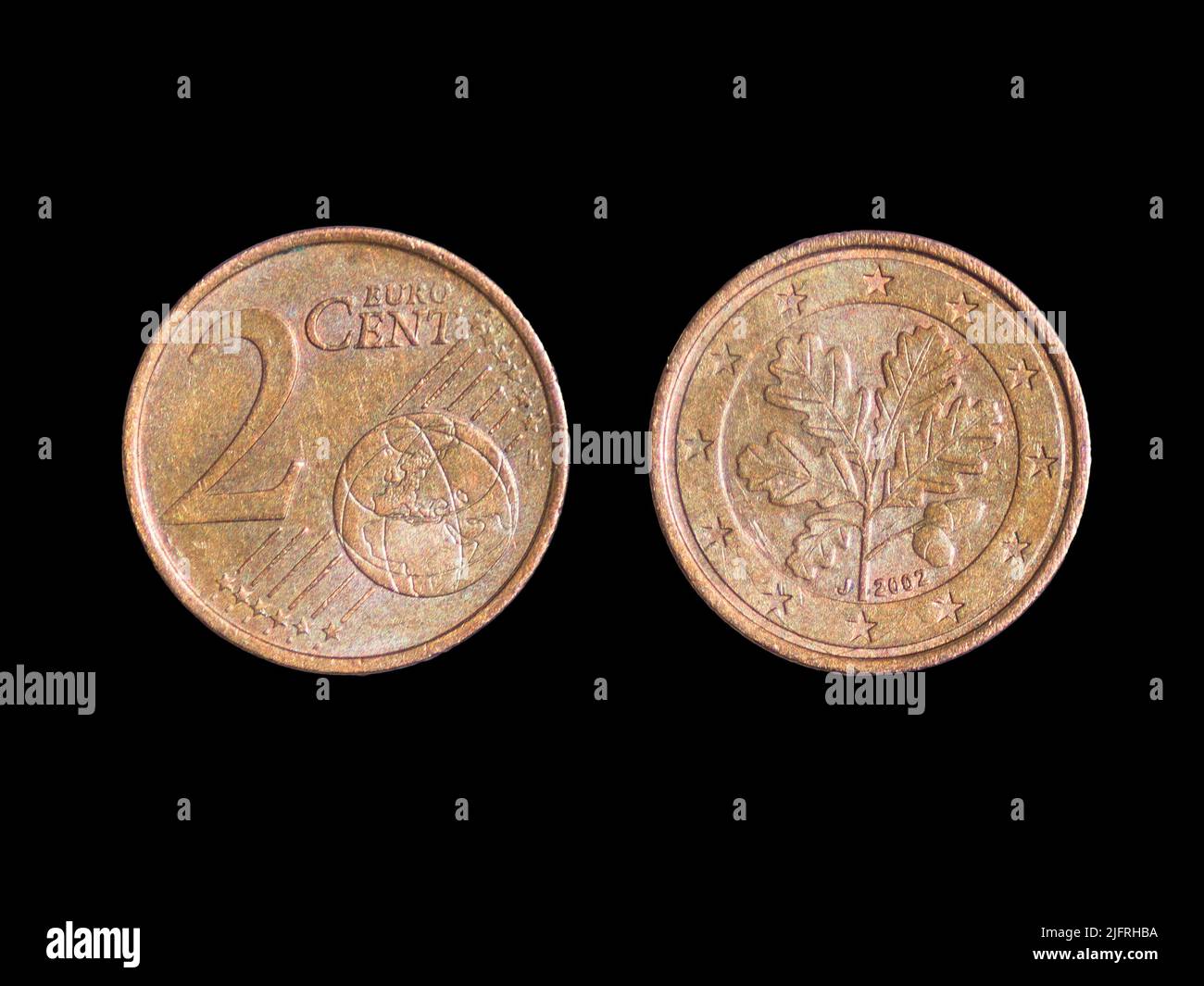 Euro coin both sides hi-res stock photography and images - Alamy