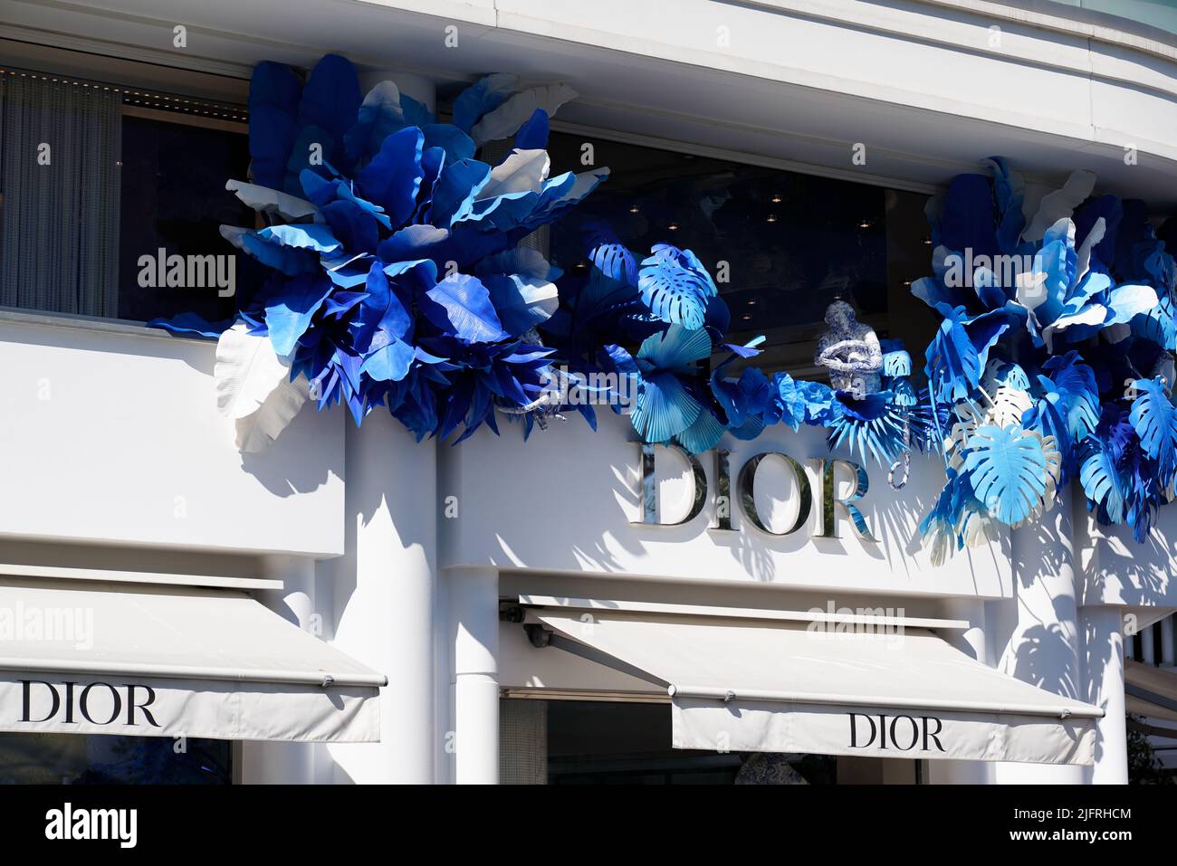 Cannes , paca , France - 06 12 2022 : Christian Dior store sign text ...