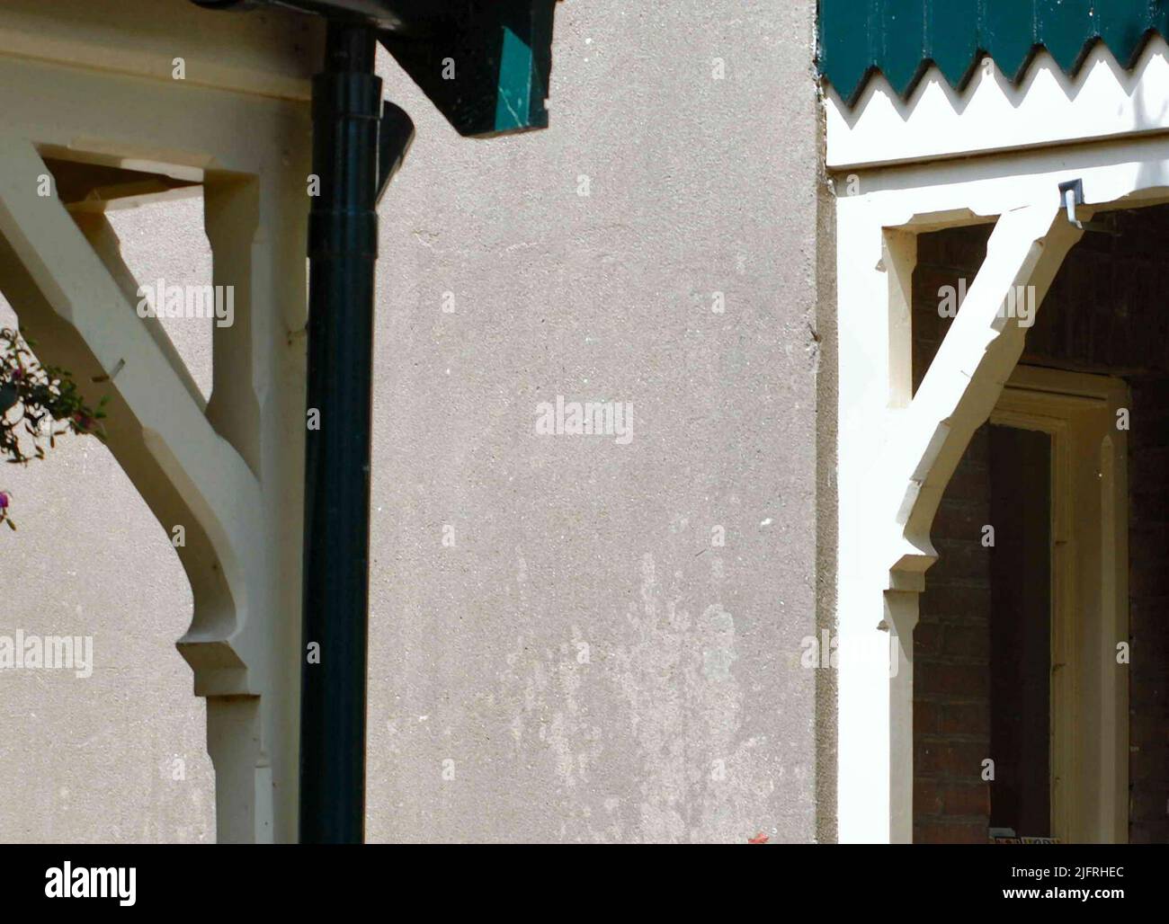 Construction detail veranda at home Stock Photo - Alamy