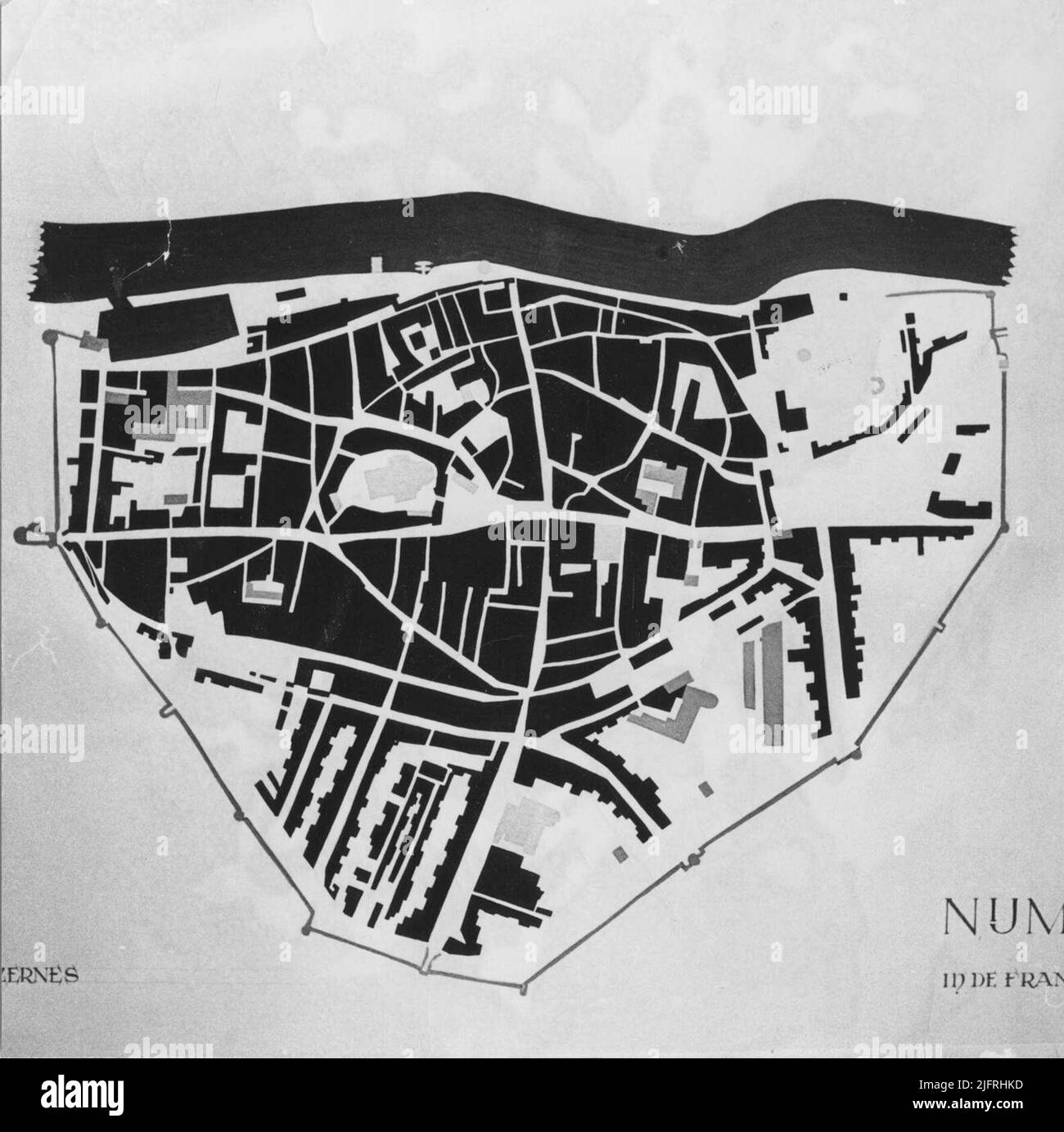 City plan and degree of buildings Stock Photo - Alamy