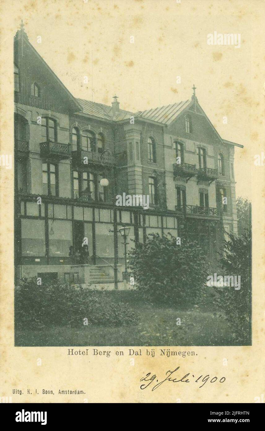 Hotel Groot Berg en Dal Stock Photo - Alamy