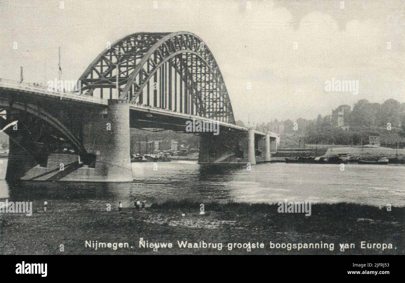 The Waal Bridge Stock Photo - Alamy