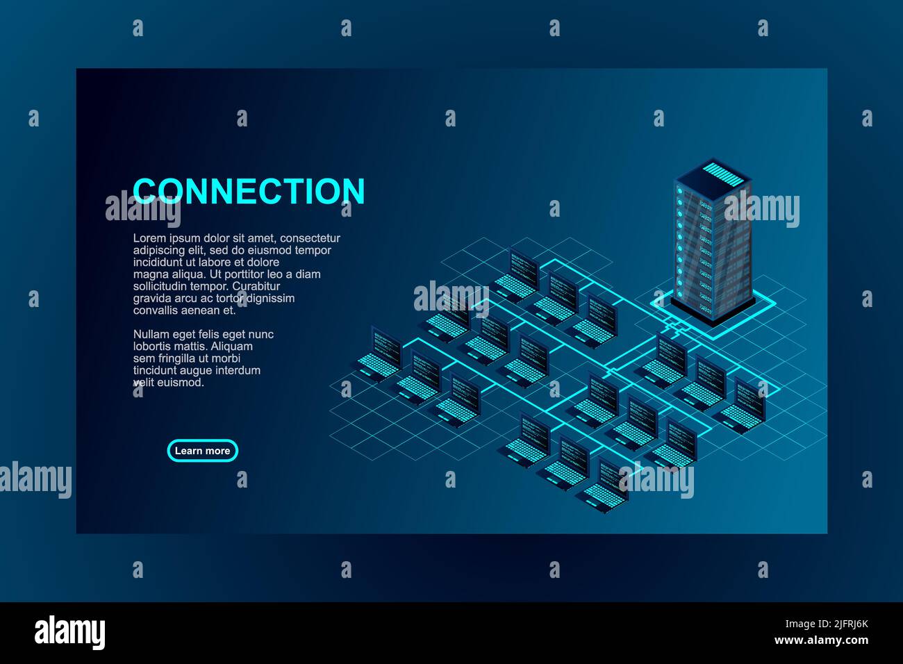 Transfer of user data to the server. Data flow. Data storage. Server ...