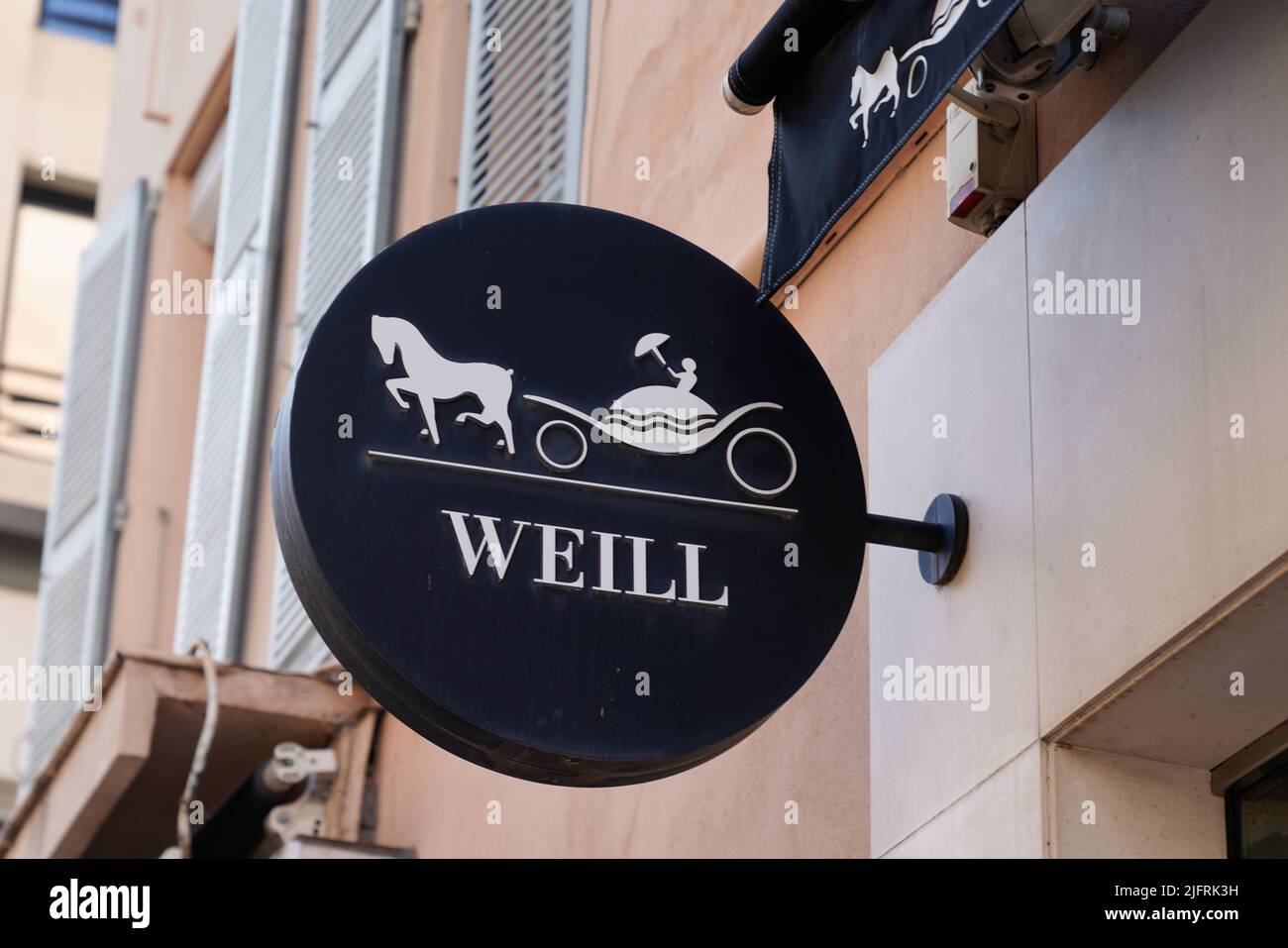 Weill sign hi-res stock photography and images - Alamy