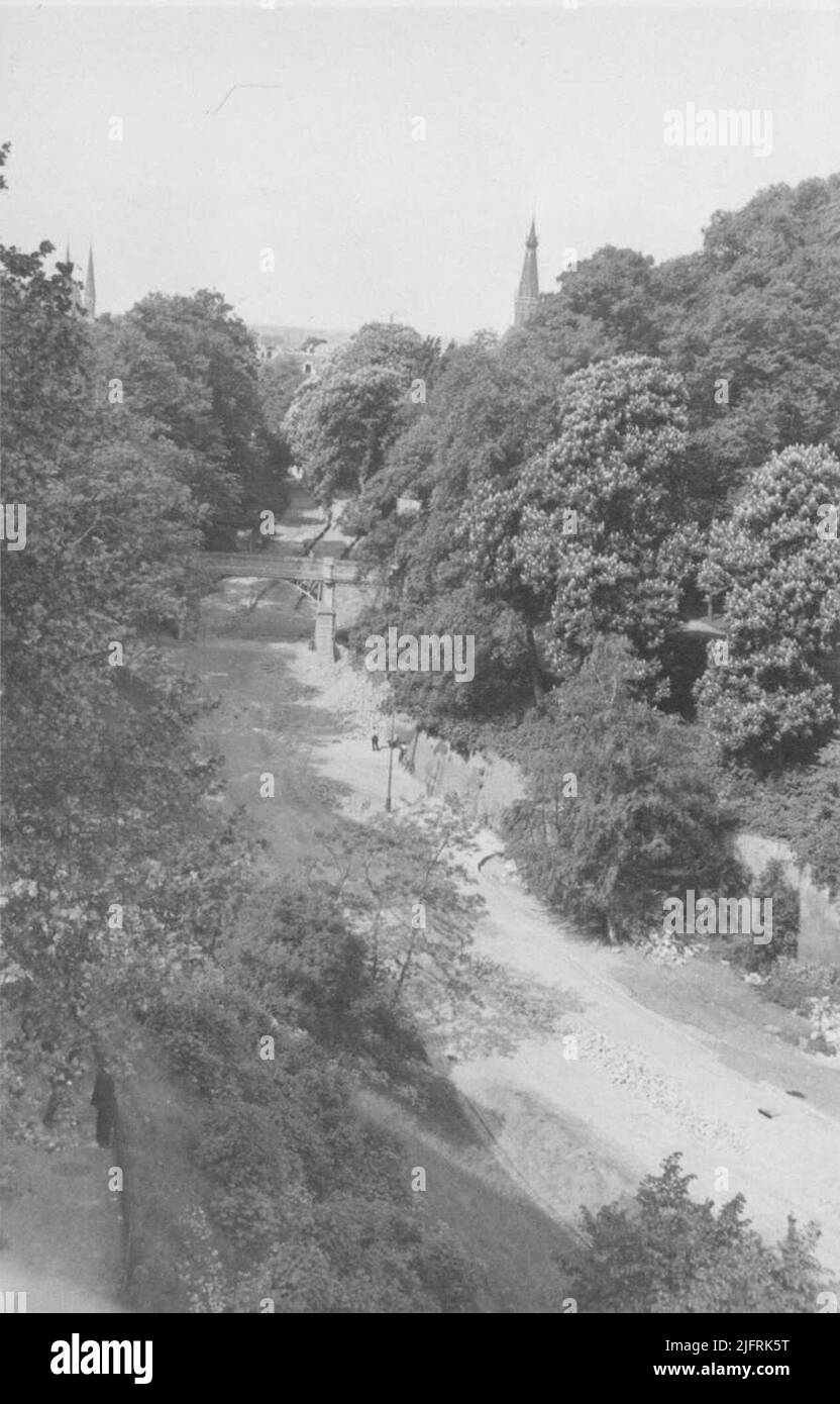 Street view from road Black and White Stock Photos & Images - Alamy