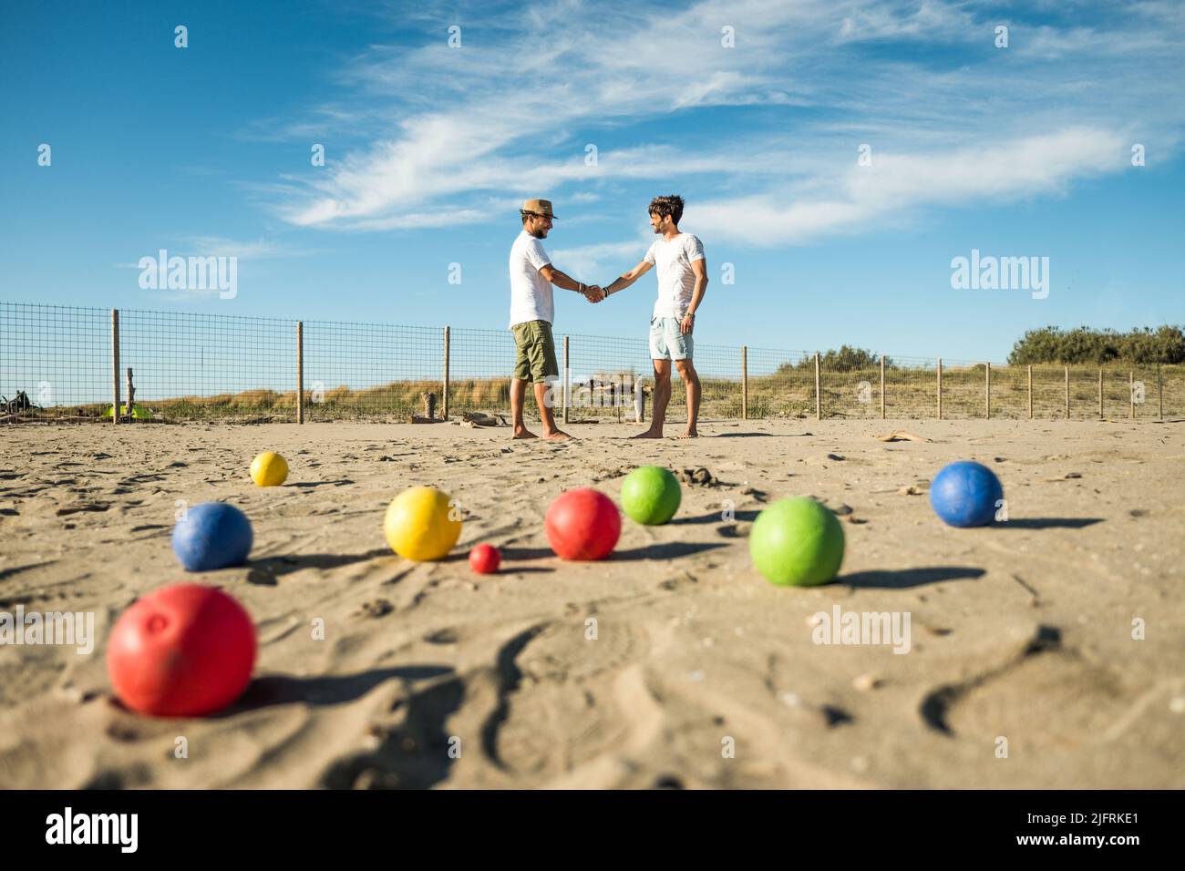 Petanque beach hi-res stock photography and images - Alamy