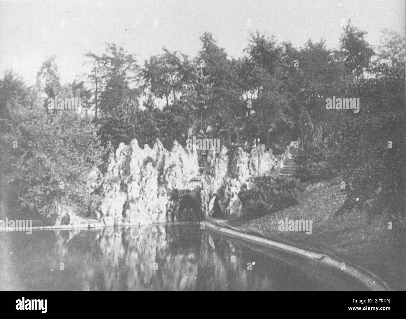 Landscape view cave in Black and White Stock Photos & Images - Alamy