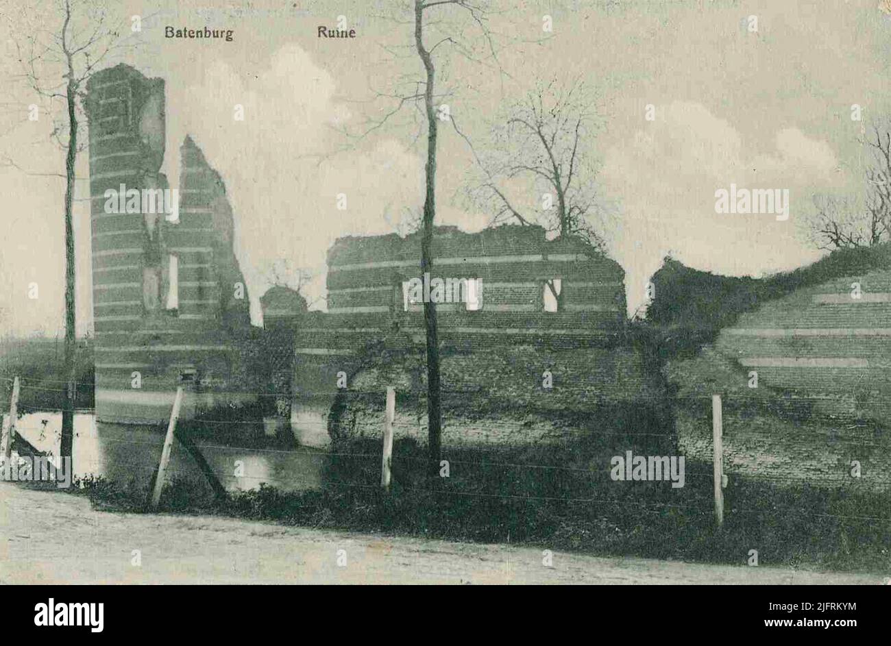 The ruin of Batenburg Castle Stock Photo - Alamy