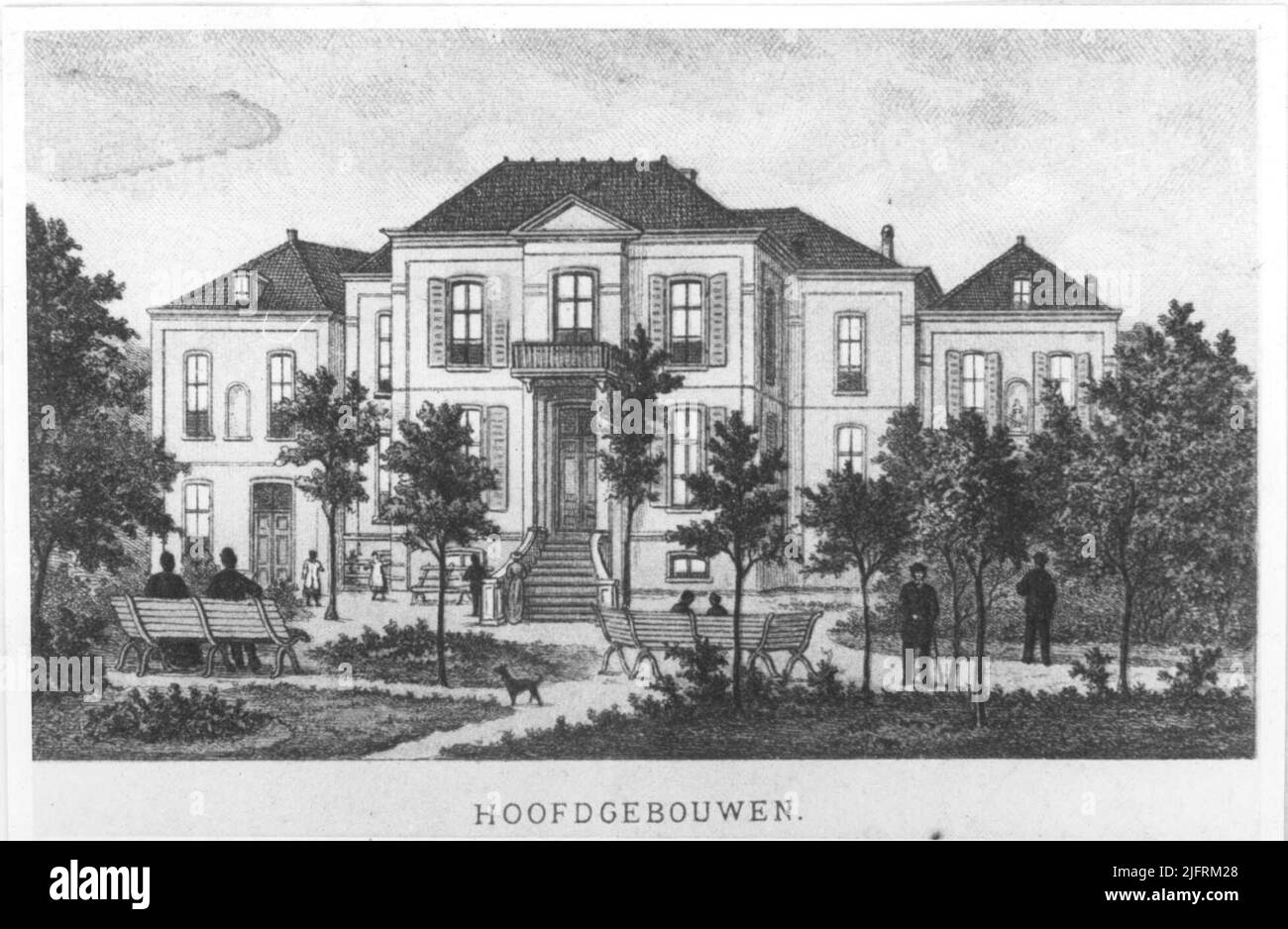 The main buildings of the orphanage Stock Photo - Alamy