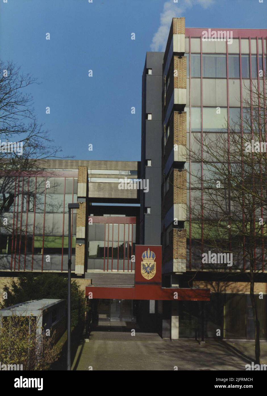 The entrance to the town hall Stock Photo - Alamy