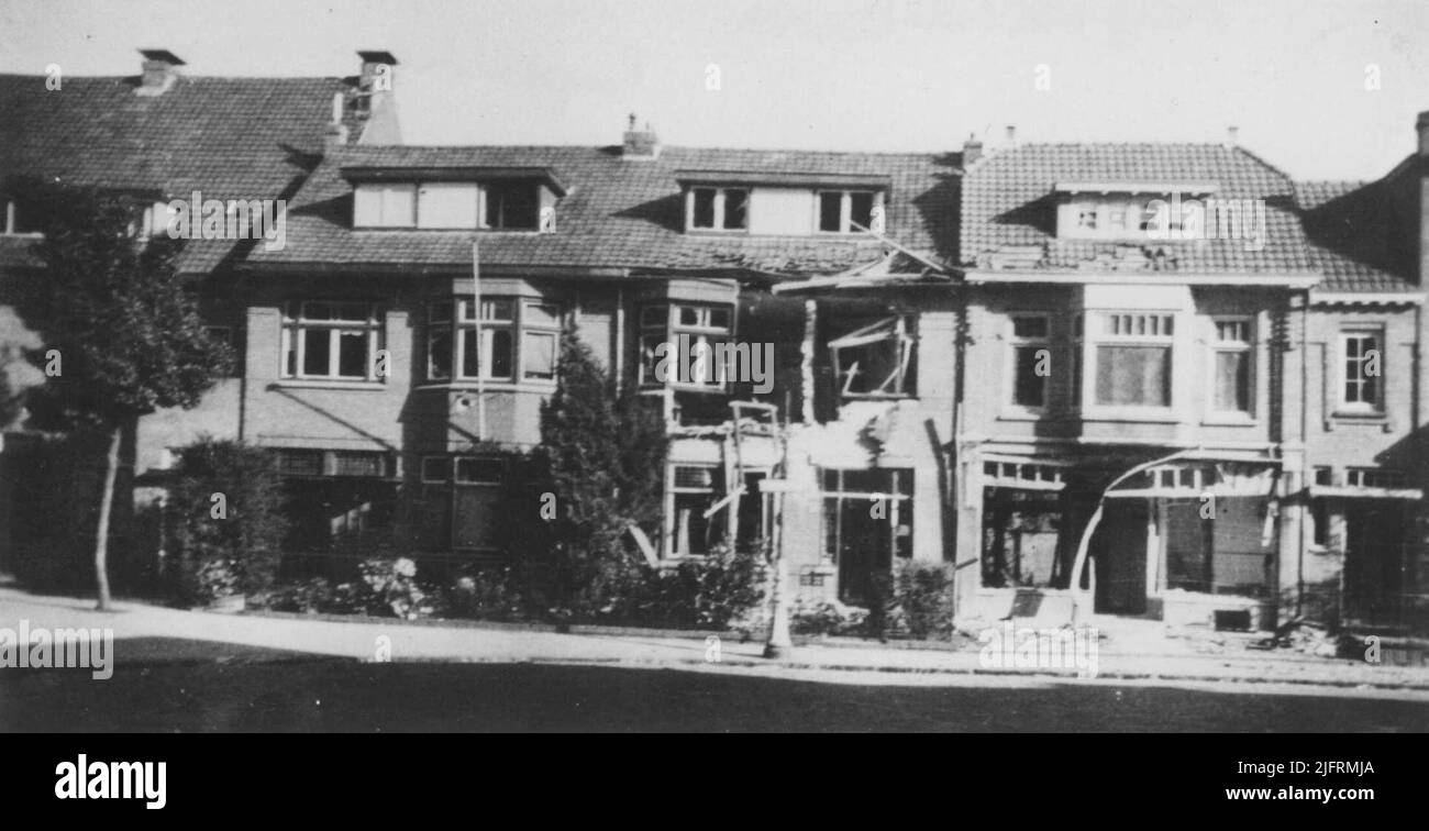 The destroyed city netherlands Black and White Stock Photos & Images ...