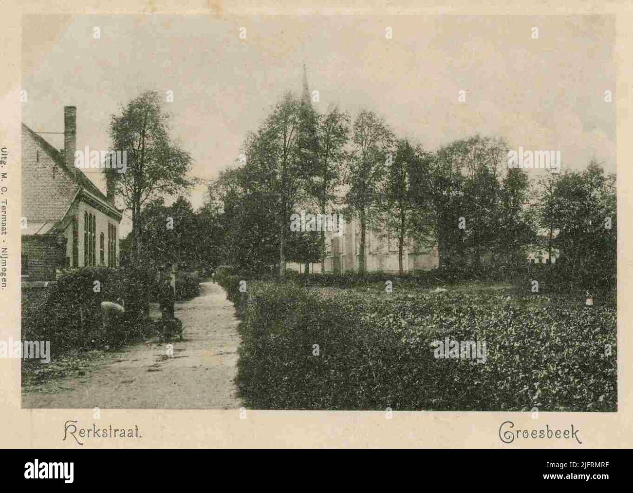 The Kerkstraat in Groesbeek Stock Photo - Alamy