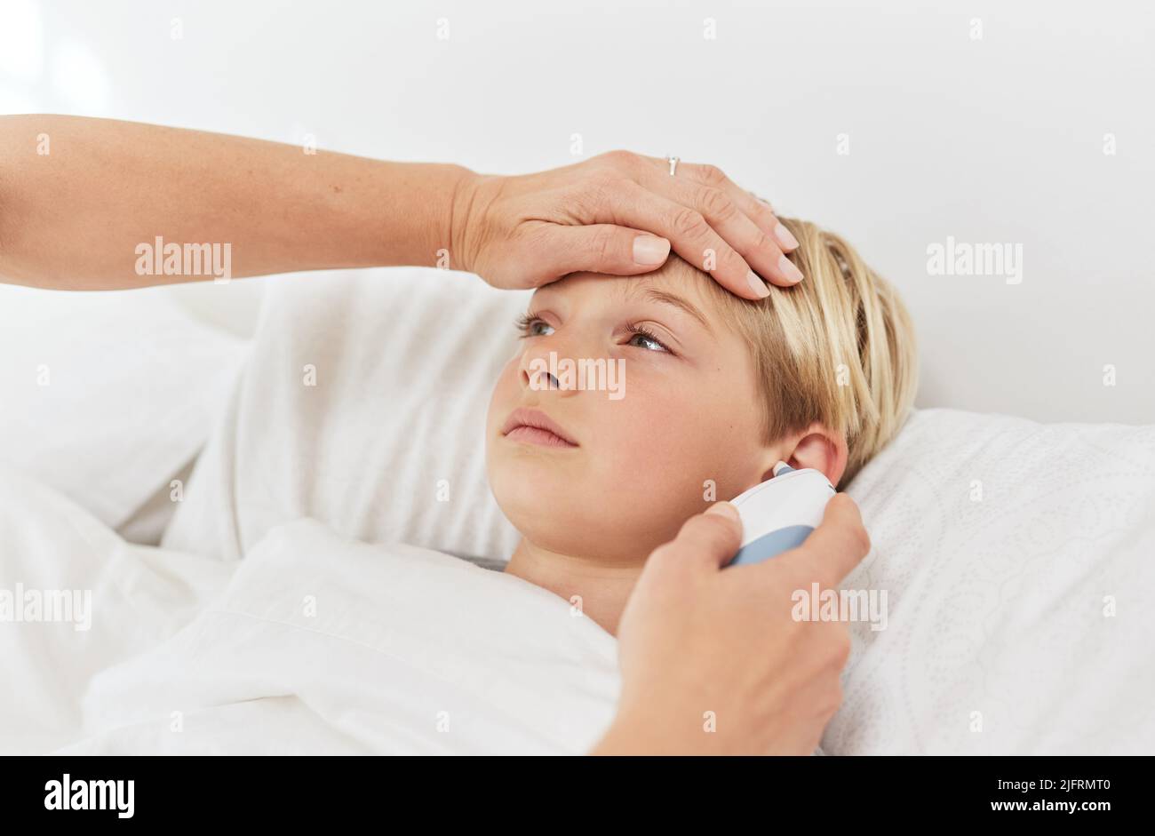 Daughter caring sick mother cold hi-res stock photography and images ...