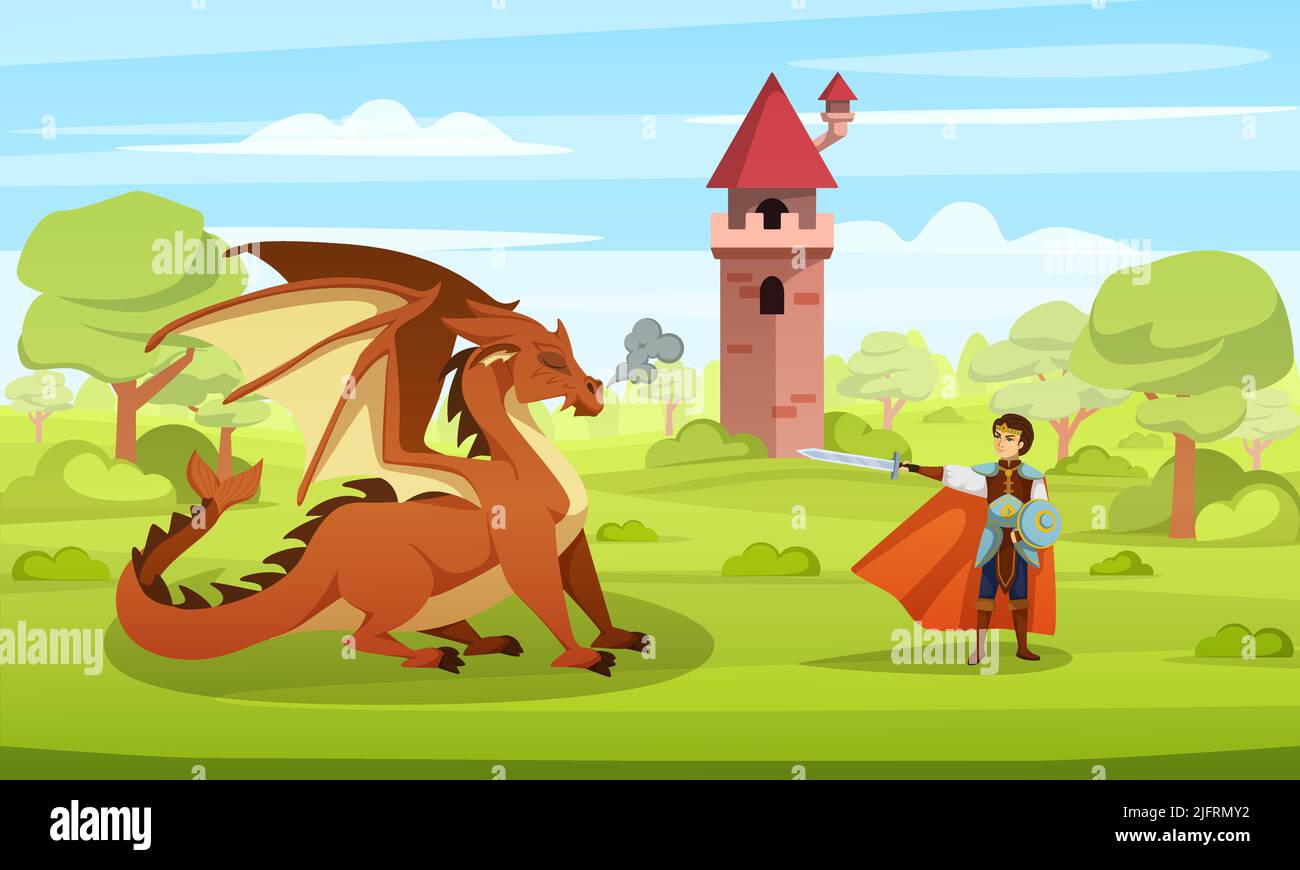 Dragon Fighting Knight