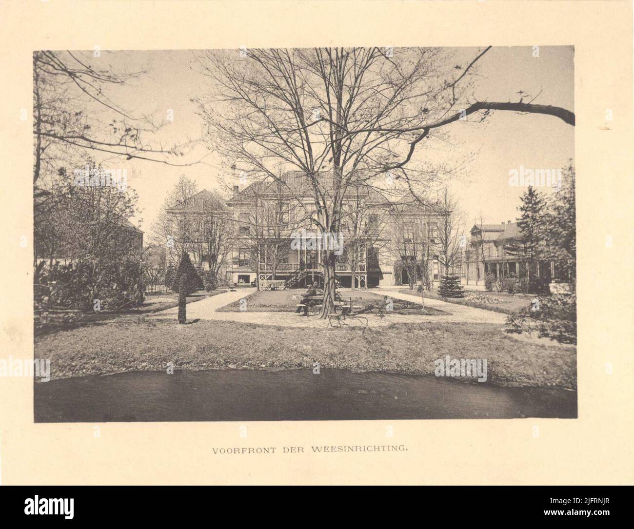 Voorfront of the orphanage Stock Photo - Alamy