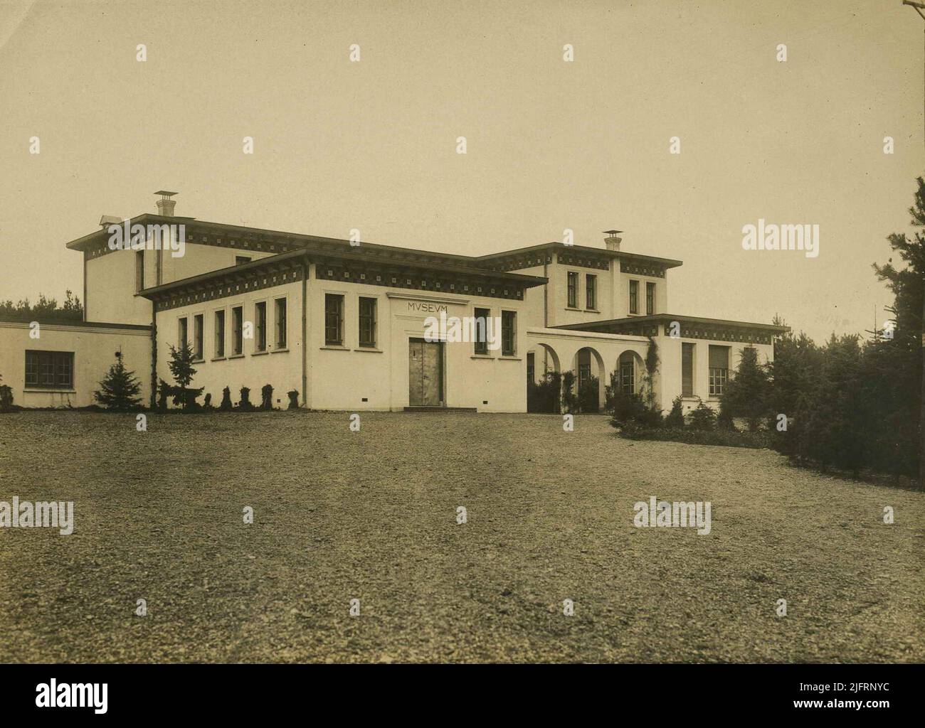 The parsonage with the Museumzaal, now Huis Sion, together with the ...