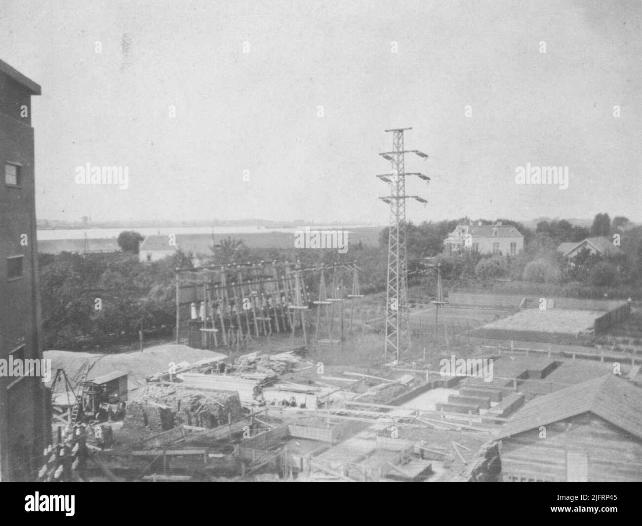 The electricity station under construction Stock Photo - Alamy