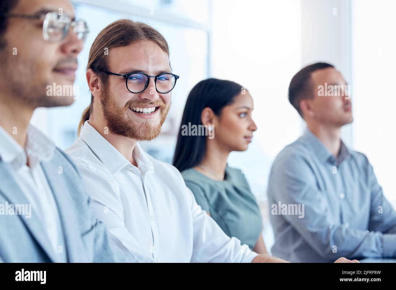 Businessman business meeting panel hi-res stock photography and images ...