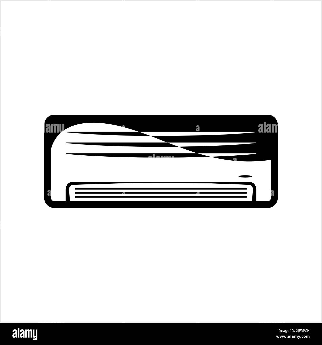 Air Conditioner Icon, Air Conditioner Vector Art Illustration Stock ...