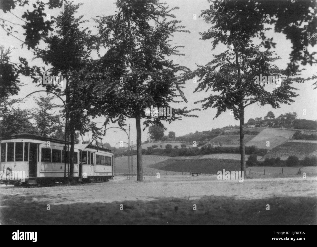 A tram set Stock Photo - Alamy