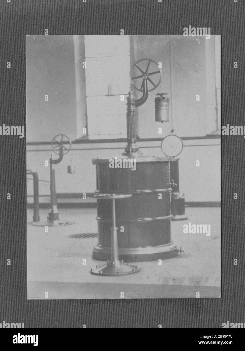 Machine room of the gas factory Stock Photo - Alamy