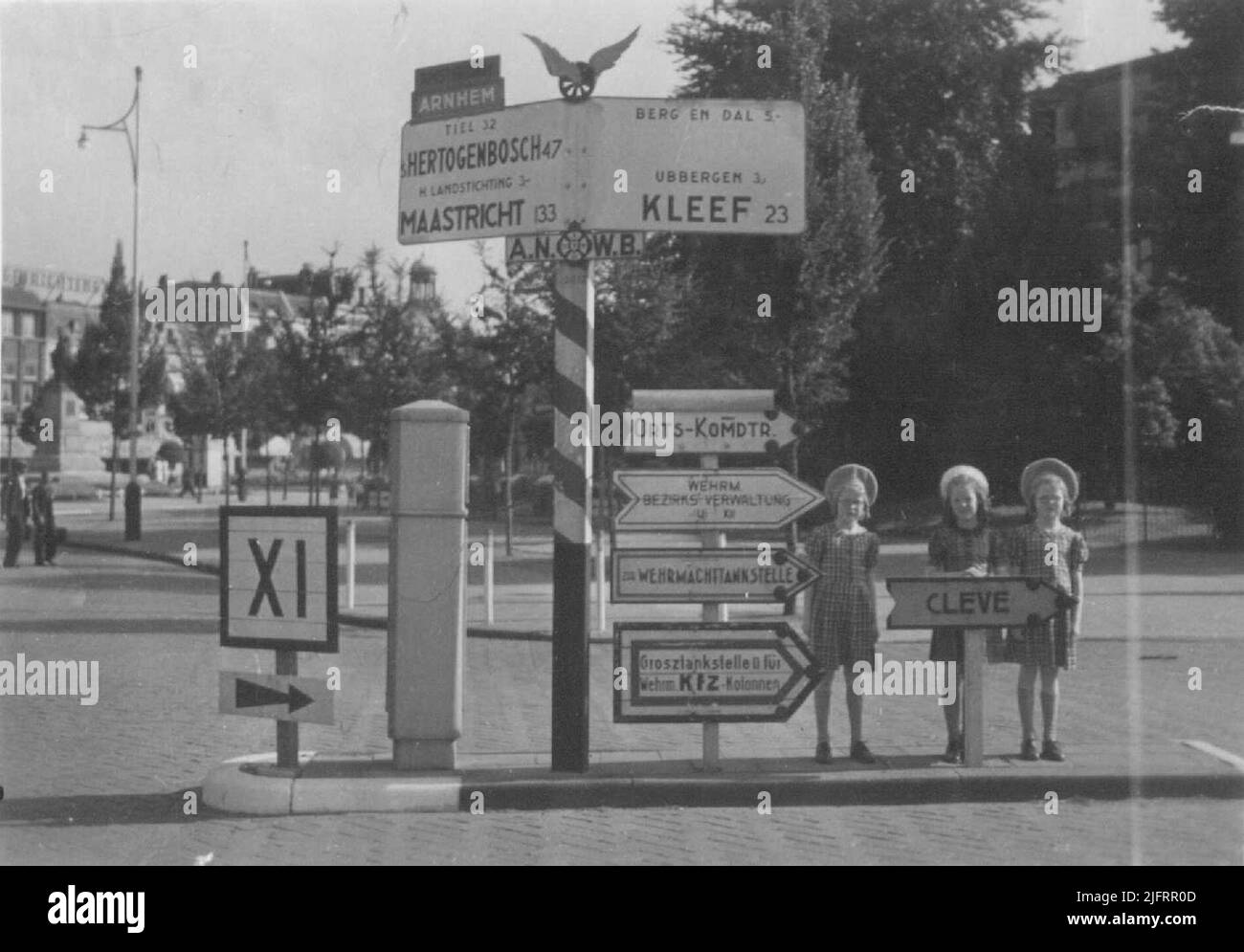 German signpost Black and White Stock Photos & Images - Alamy