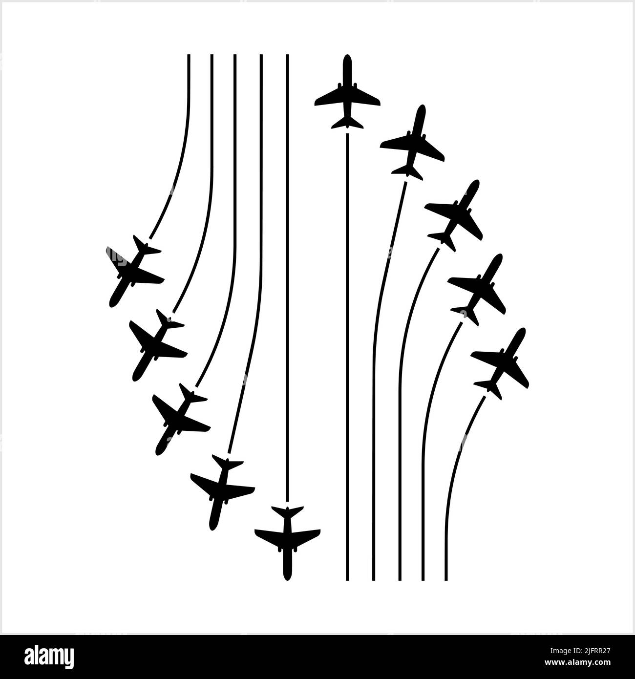 Airplane Flying Formation, Air Show Display, The Disciplined Flight ...