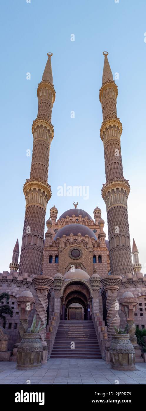 El Sahaba Mosque. The mosque in the old town of Sharm El Sheikh in ...