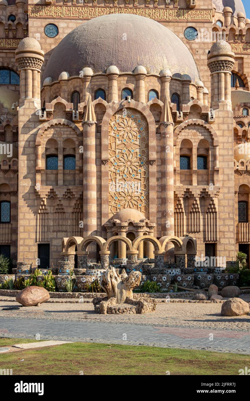 El Sahaba Mosque. The mosque in the old town of Sharm El Sheikh in ...