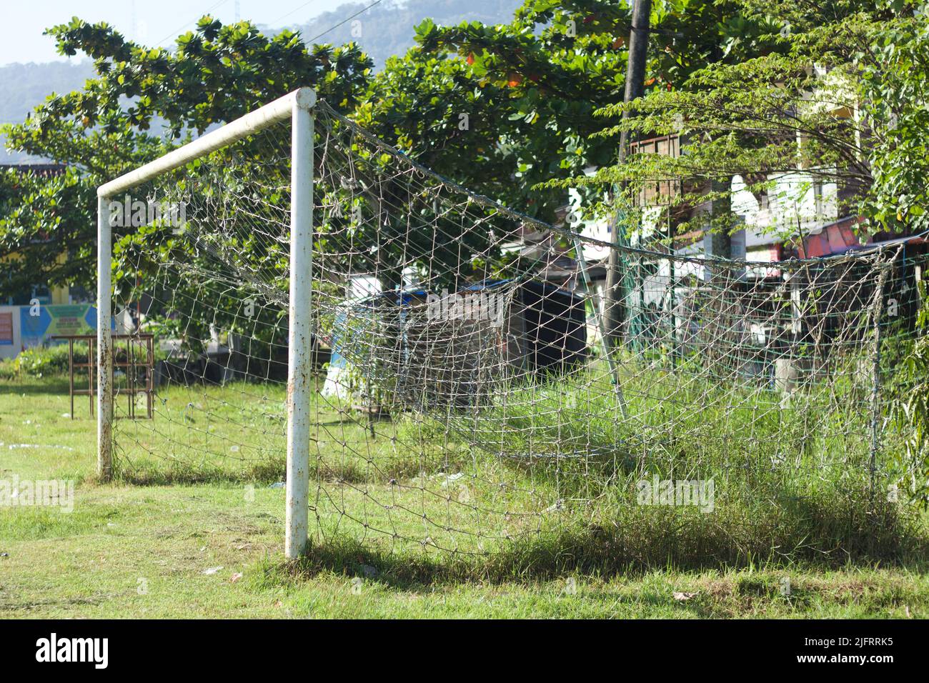 Soccer goal net with no background hi-res stock photography and images ...