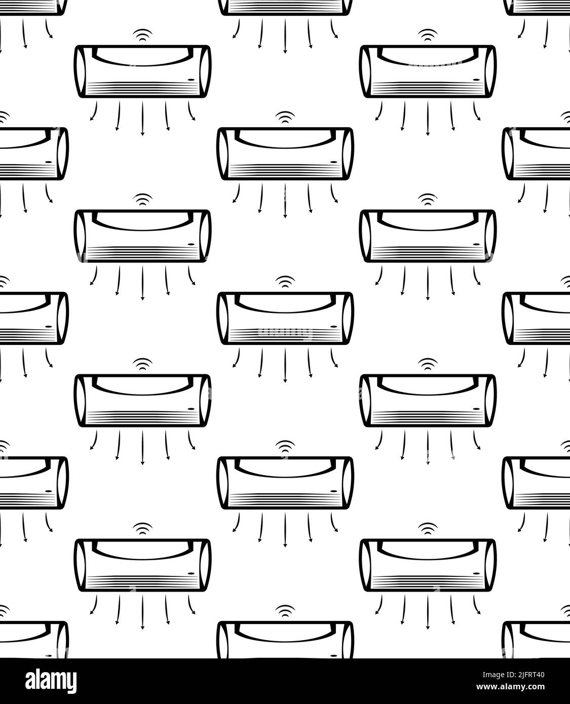 Air Conditioner Icon Seamless Pattern, Air Conditioner Vector Art ...